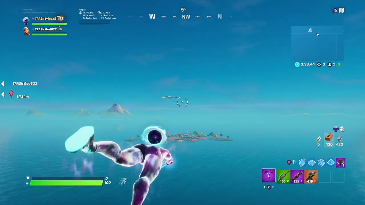 The biggest dolphin dive ever (fortnite) - YouTube