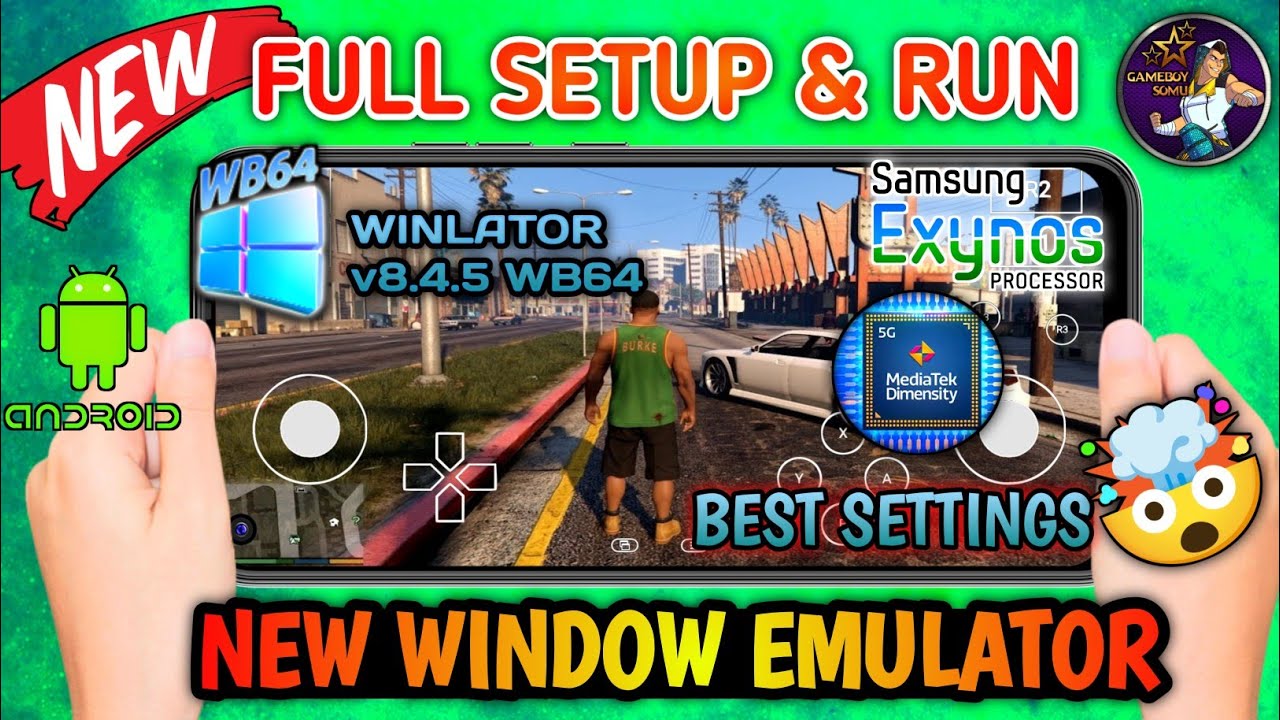 Winlator v8.4.5 WB64: A New Emulator For Android\ Best Settings For ...