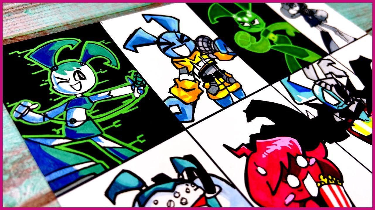 [Drawing fnf👀] Jenny modㅣ XJ-9ㅣ (FNF Mod) - YouTube