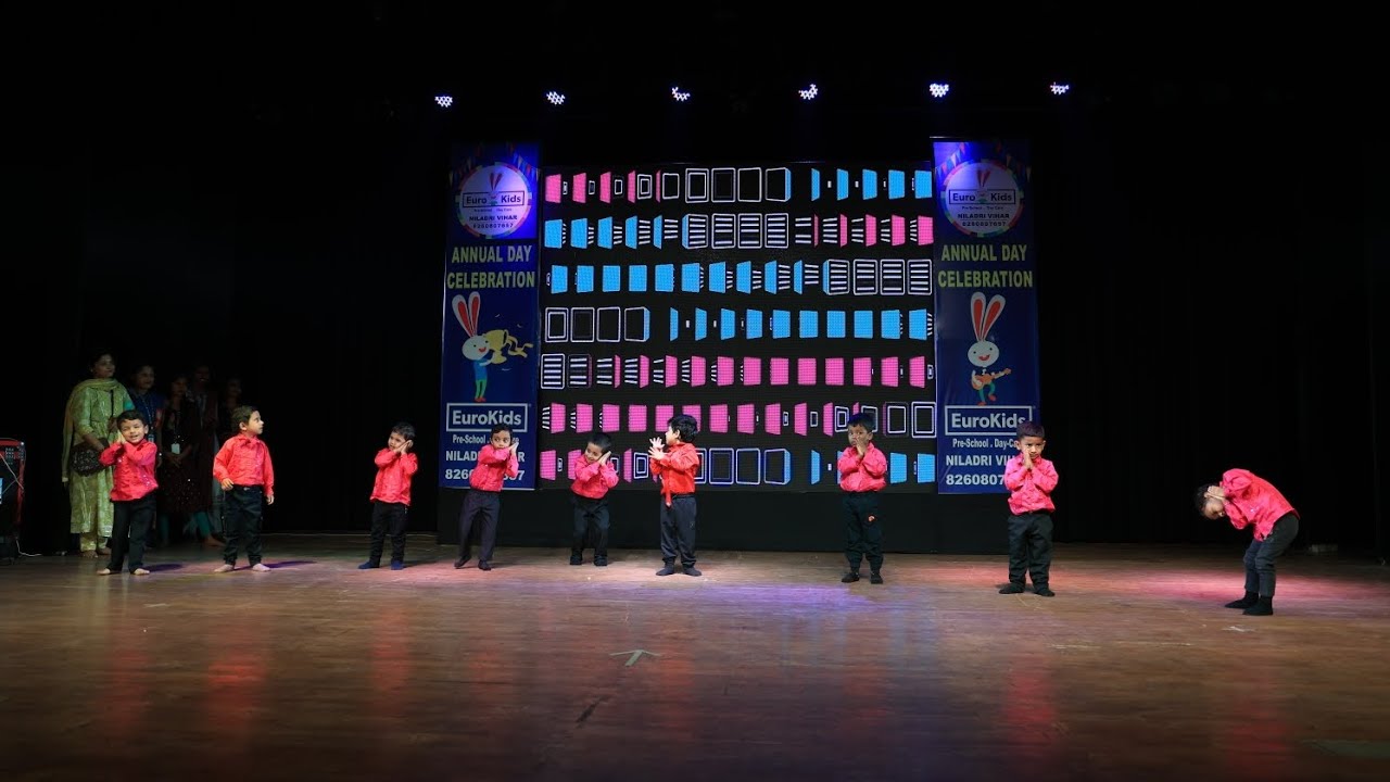 NUR boys Dance Performance | Annual Function 2024-25 | EuroKids Niladri ...