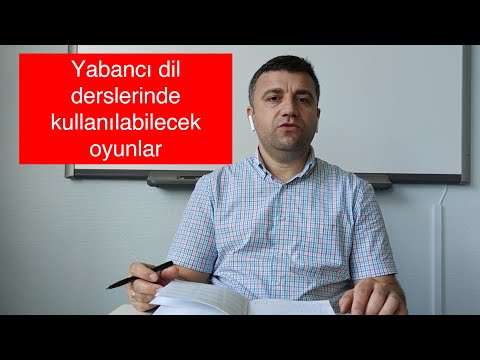 Yabancı dil dersinde kullanılabilecek oyunlar / Yabancı dil dersi için oyunlar