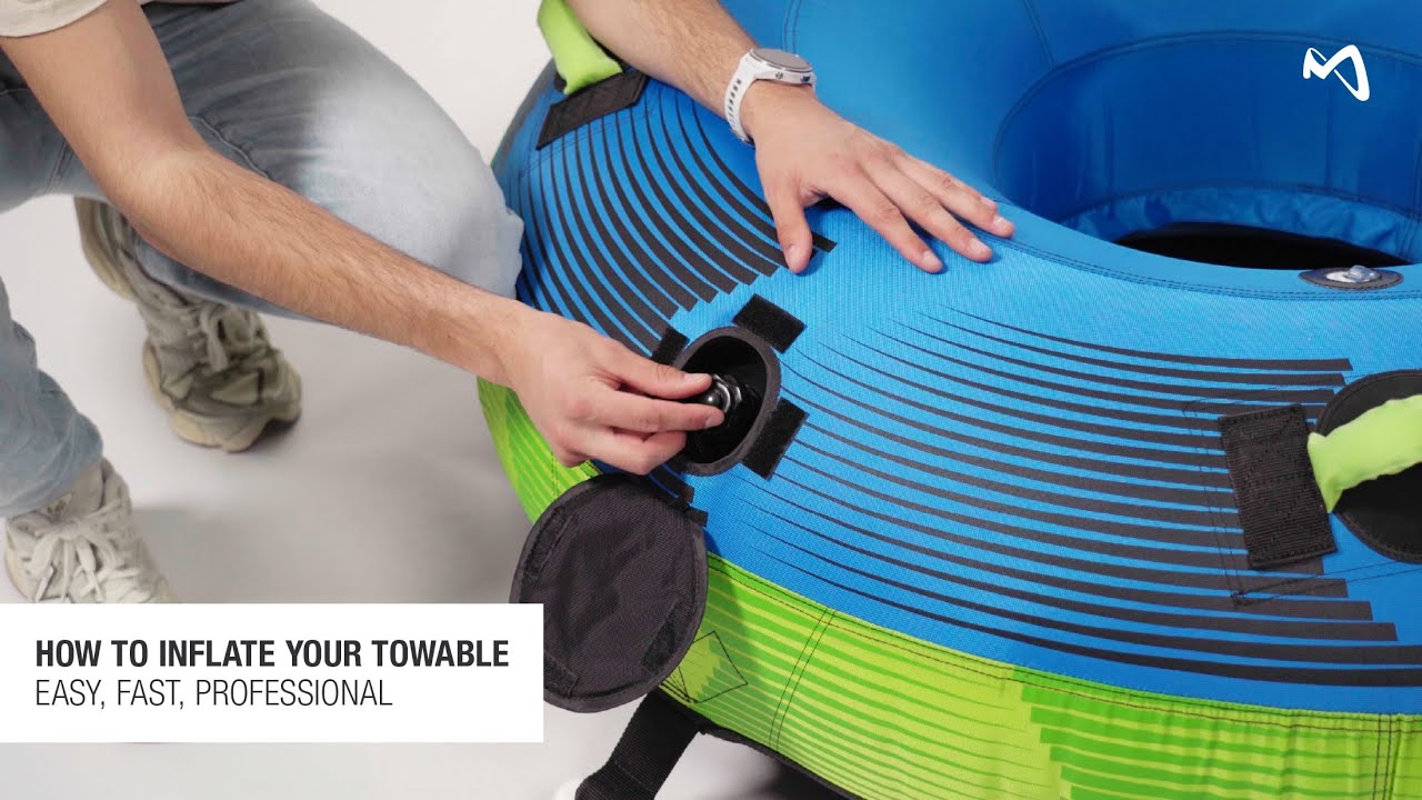 How to inflate & use your Towable Tube? – First Steps! - YouTube
