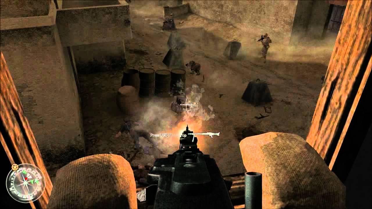 Call of Duty 2- Mission 16: Assault On Matmata "Veteran mode" - YouTube