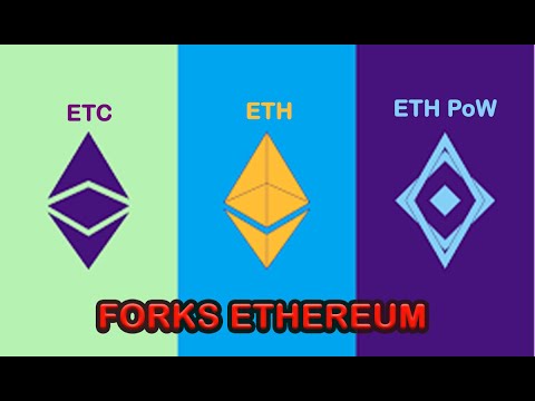 ETHEREUM FORKS: ETC ETH ETH PoW - YouTube