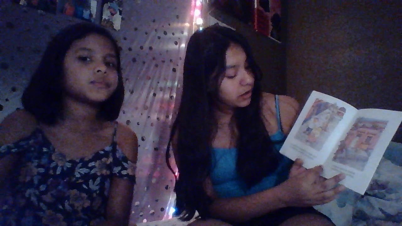 Purnam and Angelica reading Look What Rolled In and El Viento Travieso ...