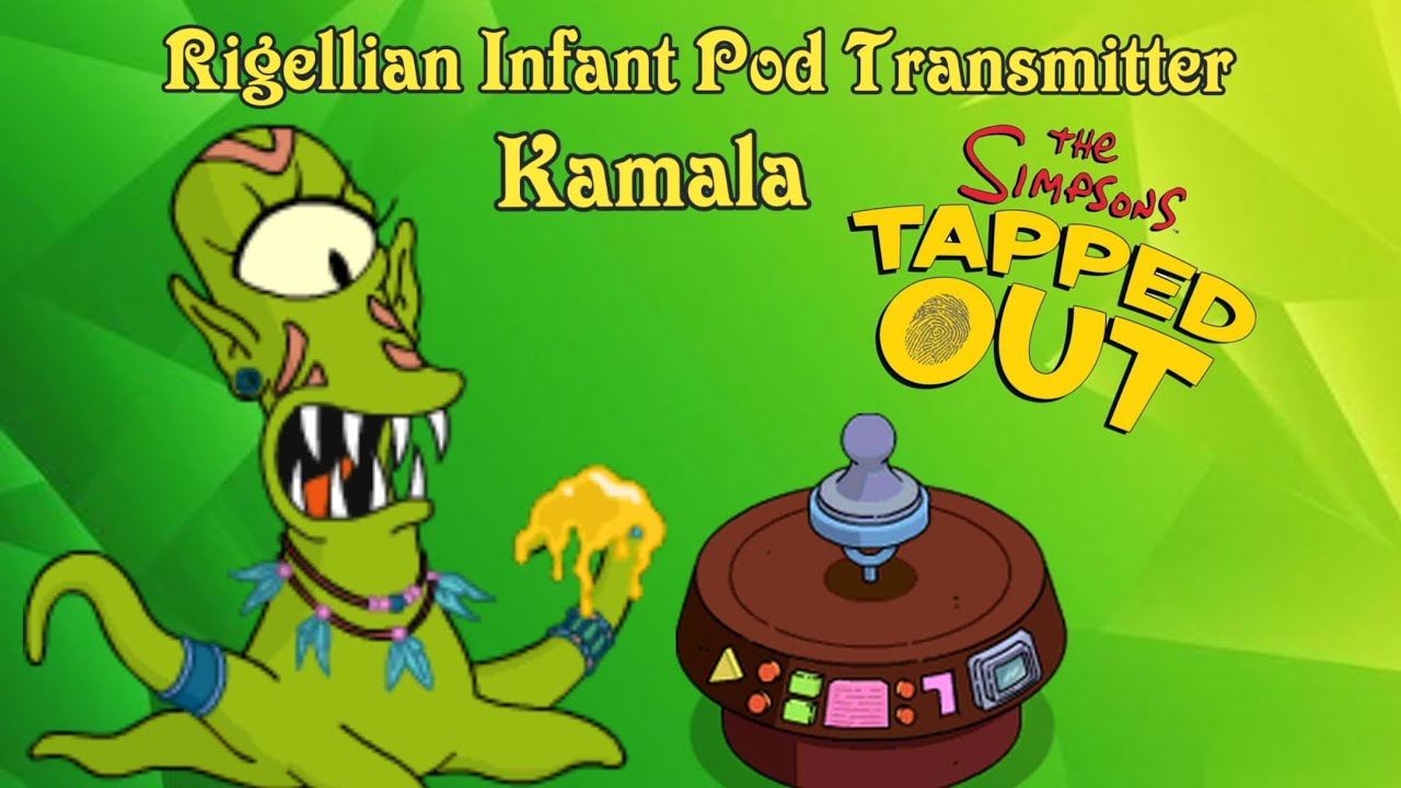 The Simpsons Tapped Out: Rigellian Infant Pod Transmitter with Kamala ...