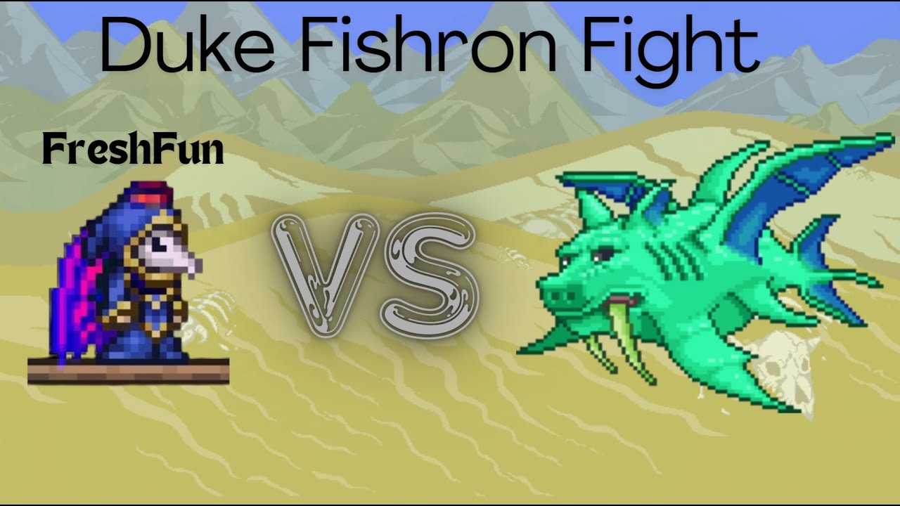 Duke Fishron Boss Fight (@edan8751) - YouTube