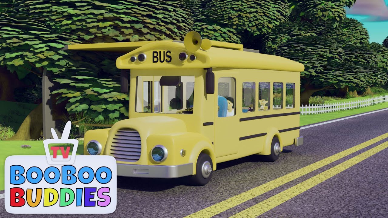 Wheels on The Bus | Nursery Rhymes & Kids Songs | BOOBOOBUDDIES Tv ...