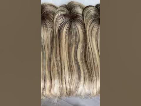 Накладки из натуральных волос - YouTube