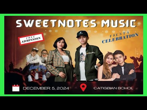 SWEETNOTES MUSIC LIVE Concert yesterday at Catigbian, Bohol🇵🇭 - YouTube