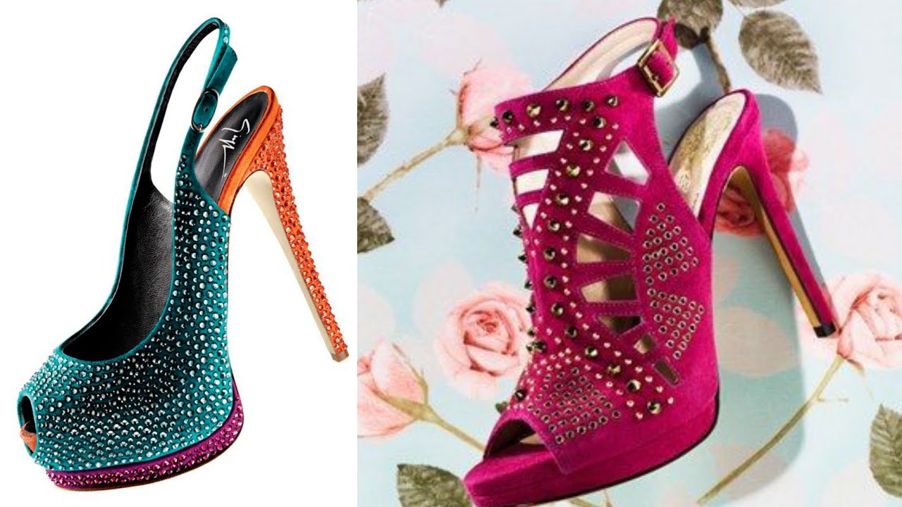 TOP 50 NEW LATEST EASY TRENDY HEEL SANDALS DESIGN AND IDEAS - YouTube