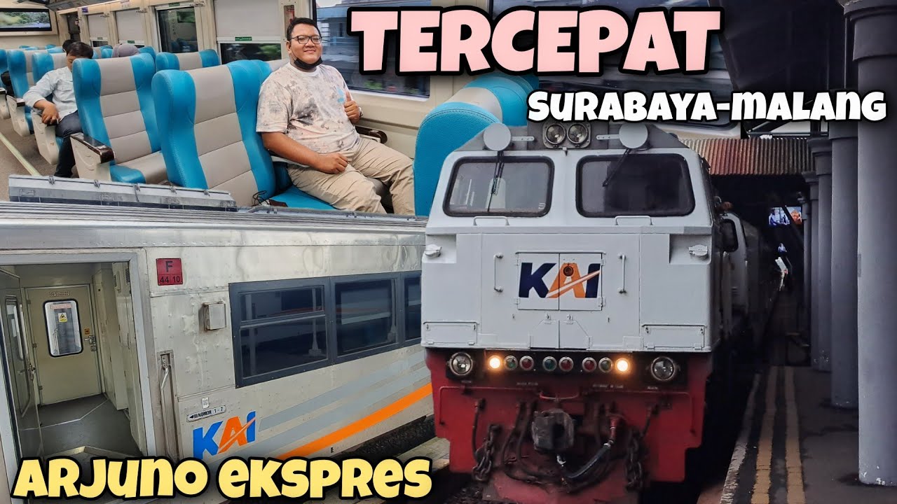SOLUSI TERBAIK CEPAT DAN NYAMAN KE MALANG !! Trip Naik Kereta Api ...