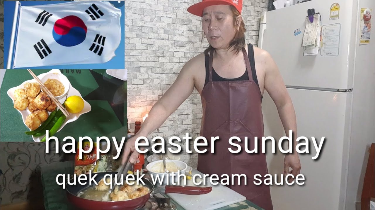 Korean angel happy easter sunday how i cook #quek quek eggs with cream ...