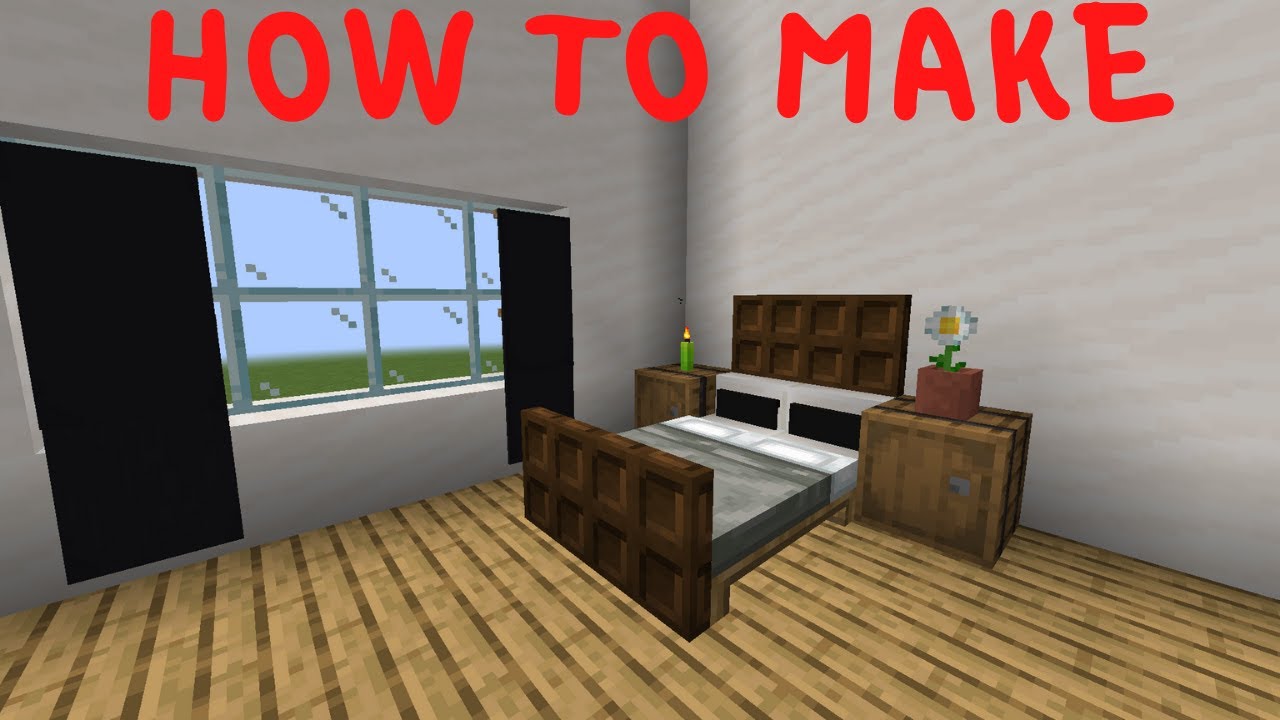 How to make Cozy Bed in Minecraft - YouTube