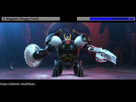 Big Hero 6 (2014) Robot Fight with healthbars