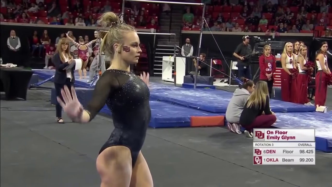 Women's Gymnastics Emily Glynn Floor Routine University Of Denver ...