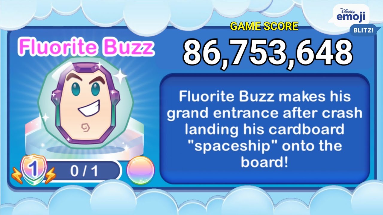 Disney Emoji Blitz FLUORITE BUZZ (L1) - Toy Story - Crystal - v59 - YouTube