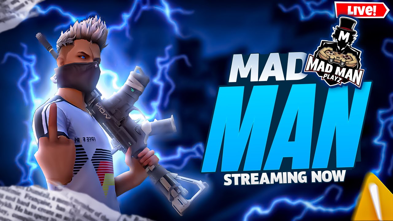 Free Fire Custom Match | Mad Man Playz Live!! | Bangla Live - YouTube
