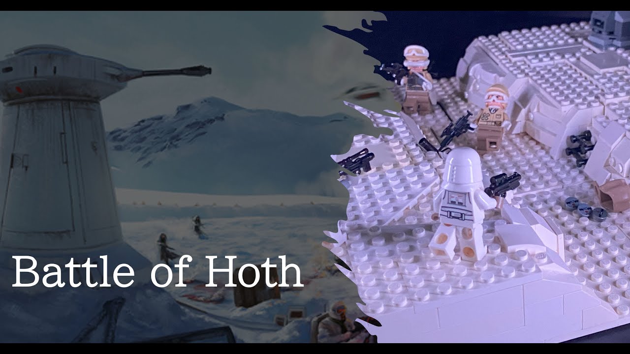 Lego Trench Moc Hoth Battle - YouTube