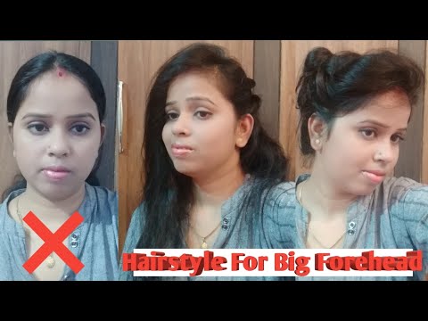 Easy Hairstyle for Big/Broad Forehead|| Tips & tricks to Make big ...
