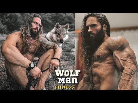 Wolf Man - Shirtless Muscular Man Love Wolf & Fitness - YouTube