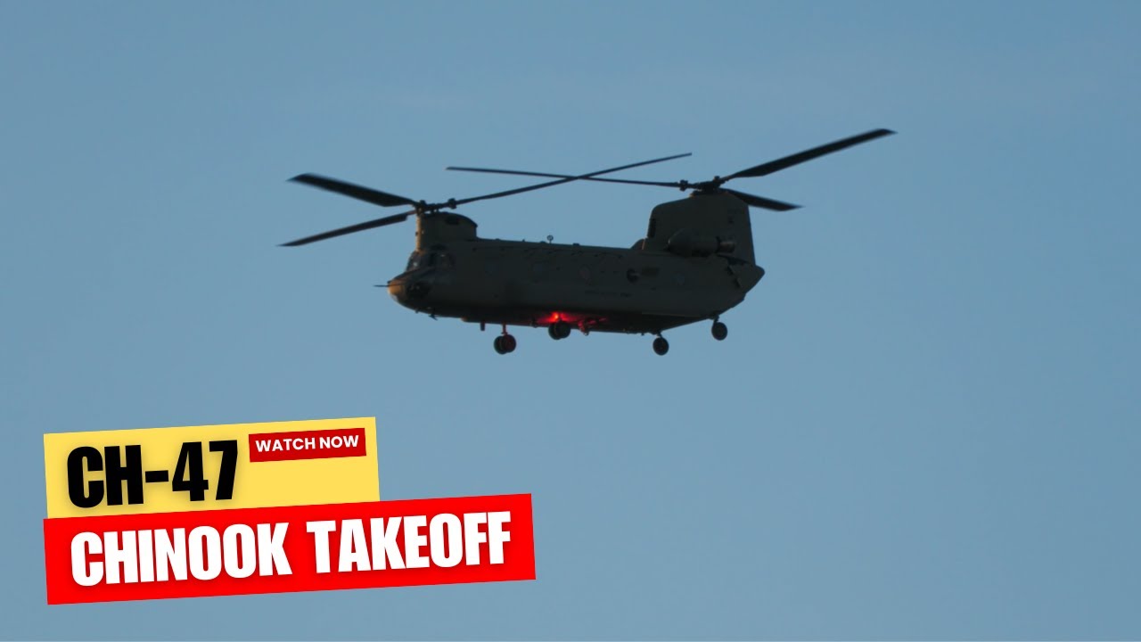 Experience the RUSH of a CH-47 Chinook Helicopter Flyby! - YouTube