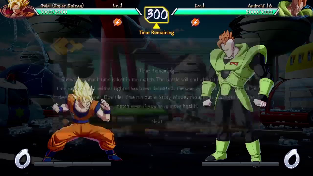Dragon ball fighterZ Story mode gameplay - YouTube