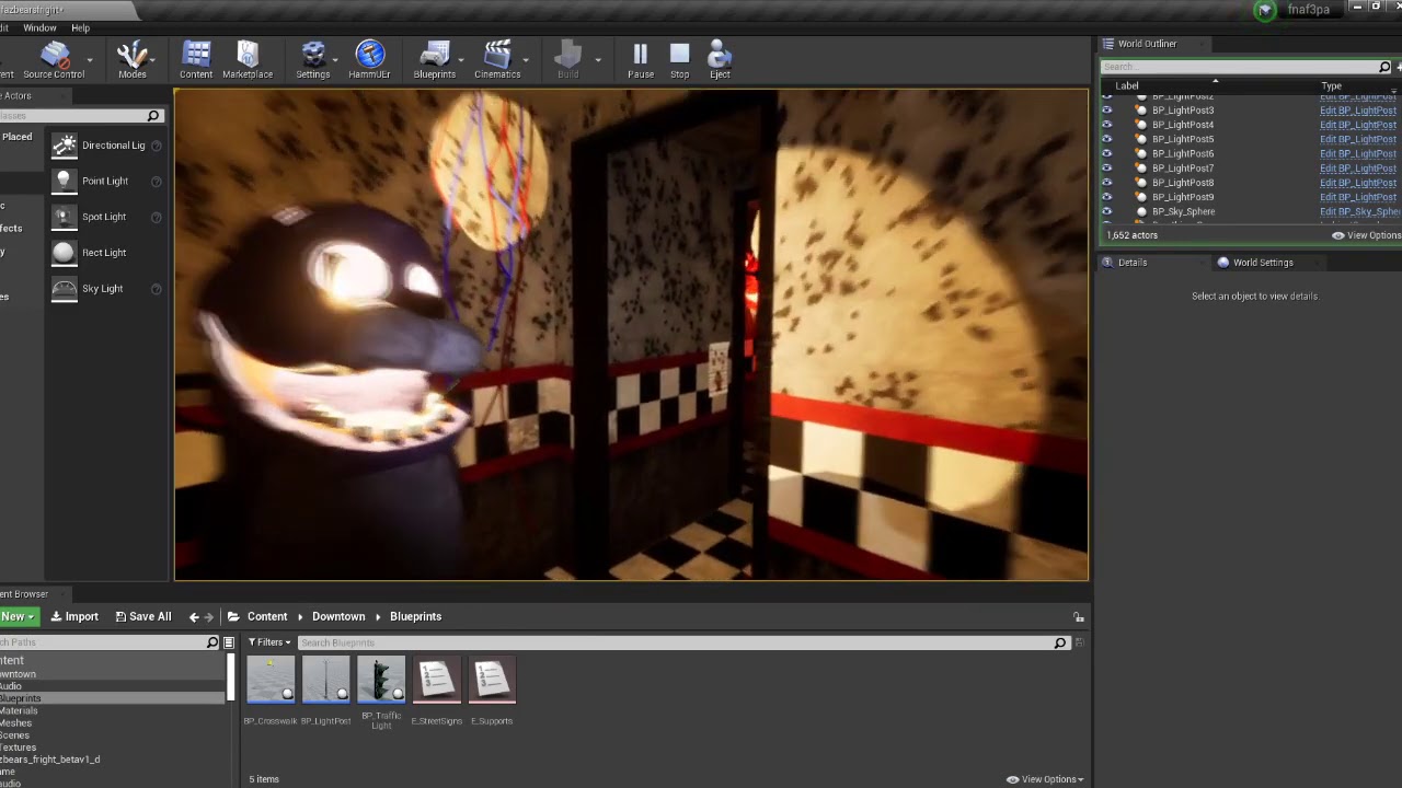 FNaF 3 Playable Animatronics Preview - YouTube