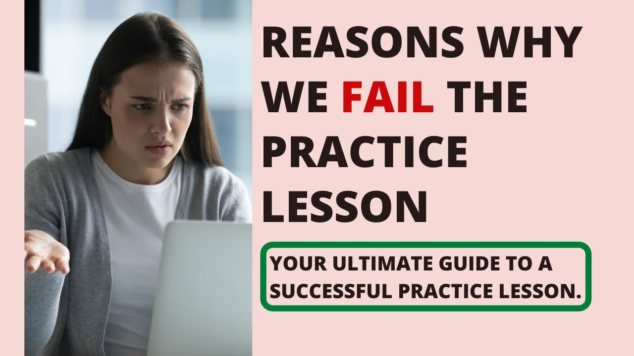 (#30) RAREJOB: These are the REASONS WHY WE FAIL THE PRACTICE LESSON ...