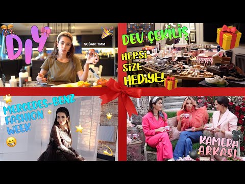 SİZE HEDİYELERİM VAR! MBFWI sunuculuk maceram, reçine küpe yapımı ve dahası | RACHEL ARAZ
