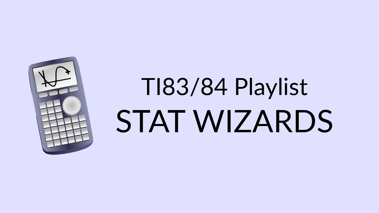 TI83/84 Getting Started: STATWIZARDS - YouTube