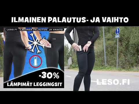 Thermo Leggingsit ja High Waist Leggingsit Nyt Super Edullisesti