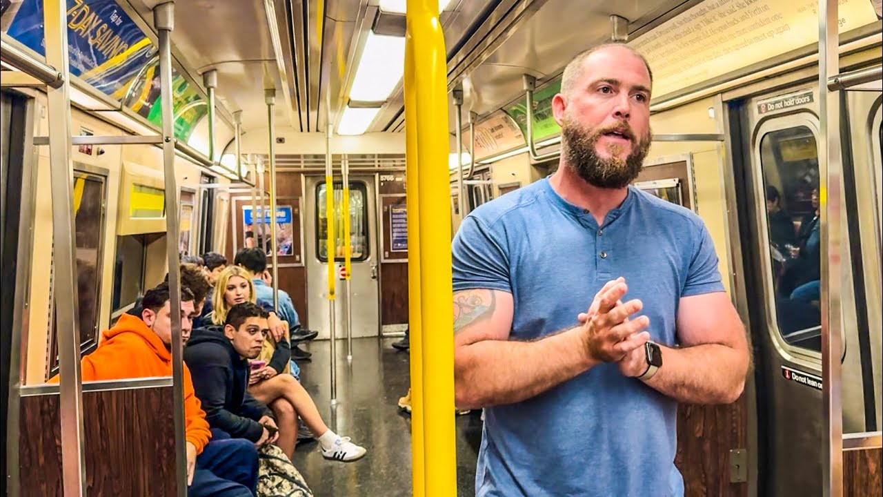 Five minutes of the gospel of Christ on a New York City subway train ...