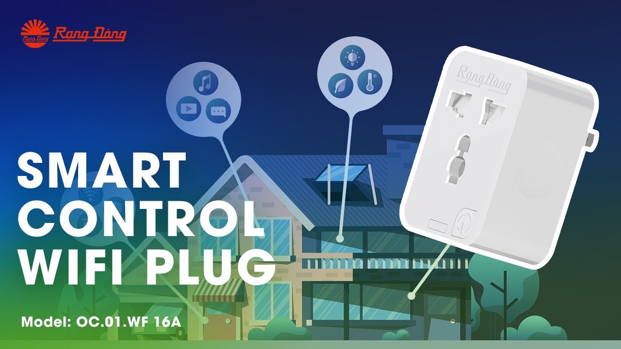 Rang Dong Lighting || Smart Socket - Model: OC.01.WF 16A - YouTube