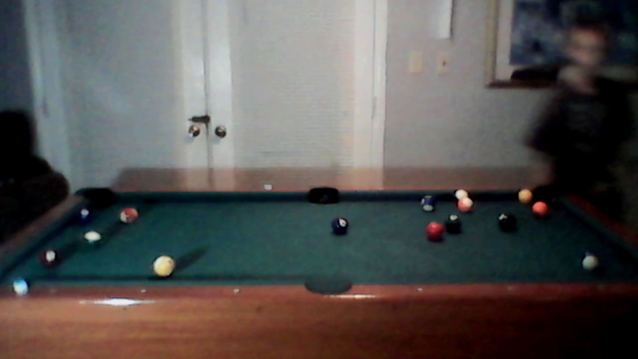 6ft pool table practice - YouTube