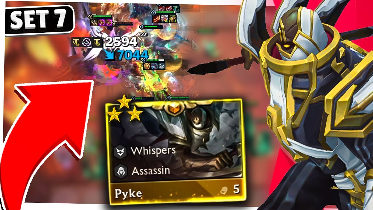 PYKE 3 ⭐⭐⭐ - Teamfight Tactics | TFT BR | DRAGONLANDS set 7 - YouTube