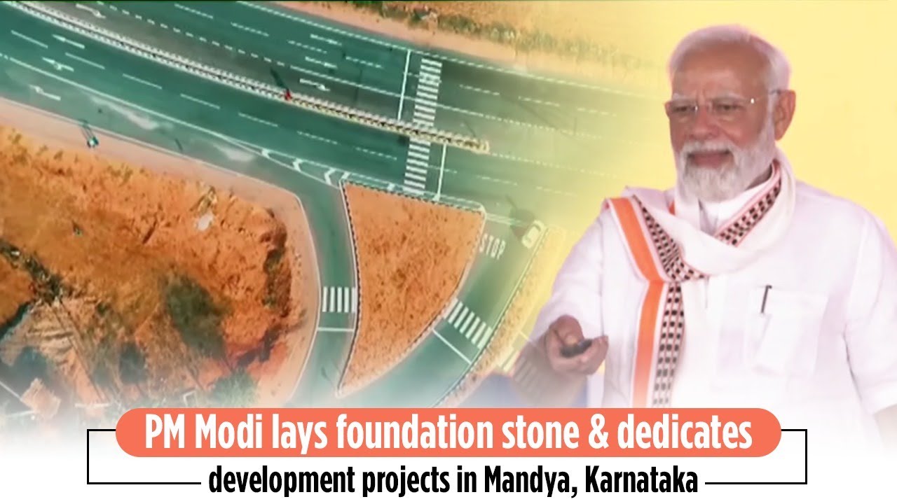 PM Modi lays foundation stone & dedicates development projects in ...
