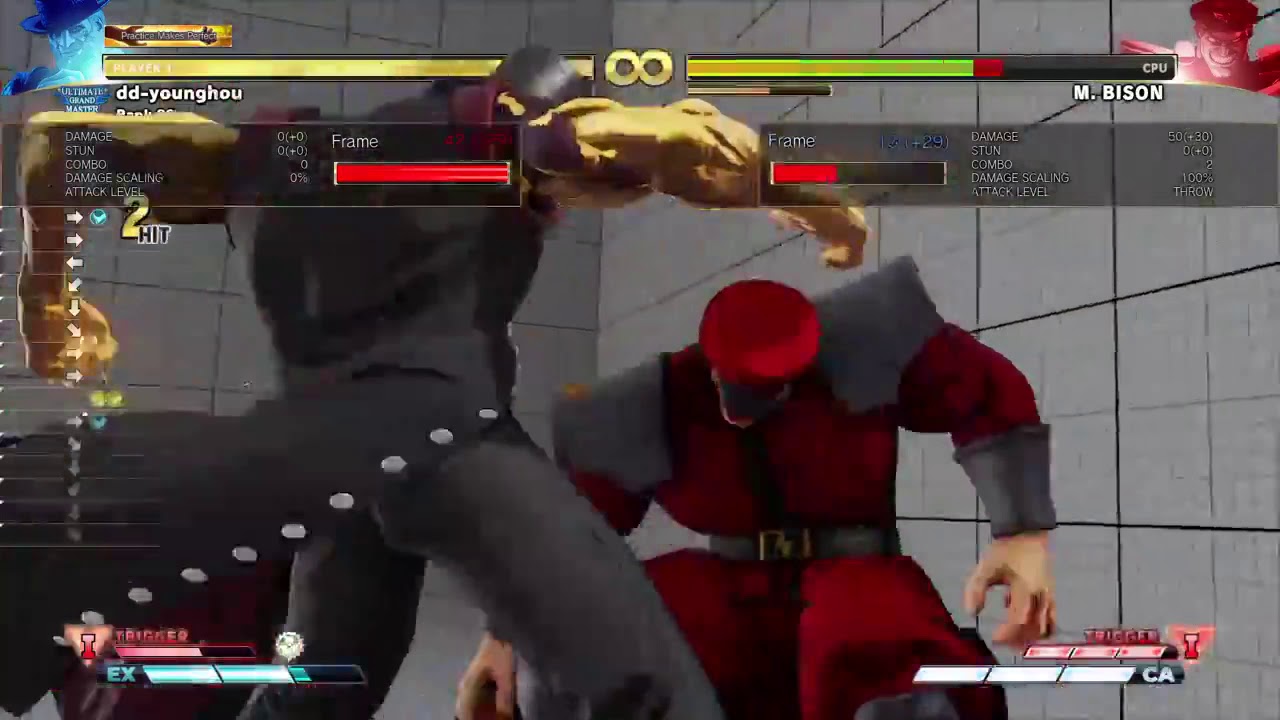 SFV - G Combo oki reset - YouTube