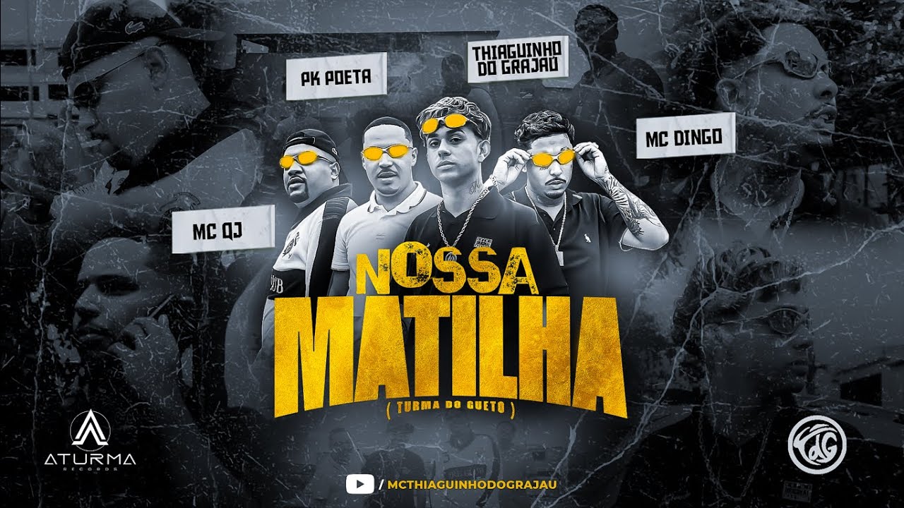 NOSSA MATILHA - QJ, PK Poeta, Thiaguinho do Grajaú, Dingo (Clipe ...