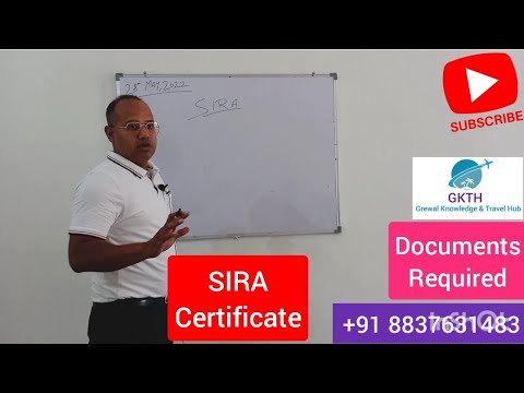 What is SIRA Certificate? Documents Required For SIRA Certificate ...