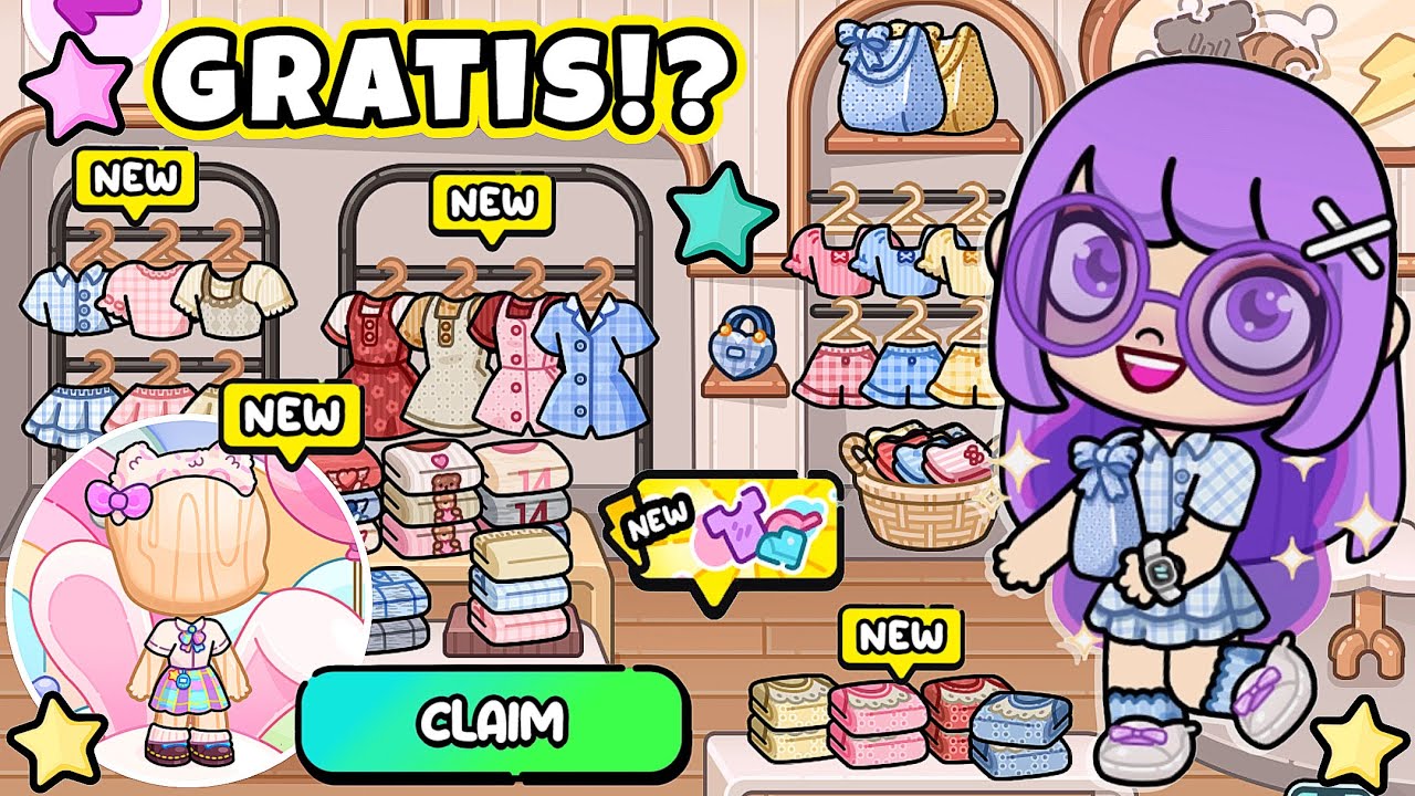 UPDATE KOLEKSI FASHION COQUETTE GRATIS DI TOKO AVATAR WORLD PAZU!💜 ...
