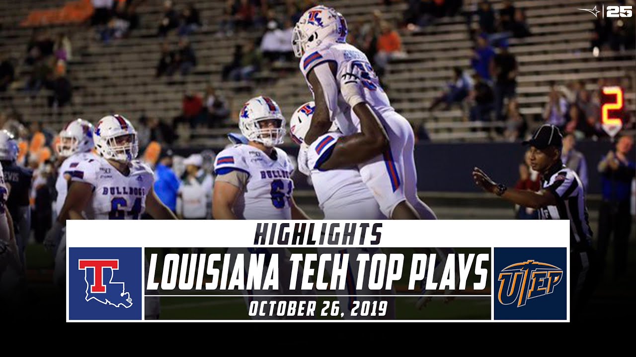 Louisiana Tech Football Top Plays vs. UTEP (2019) | Stadium - YouTube