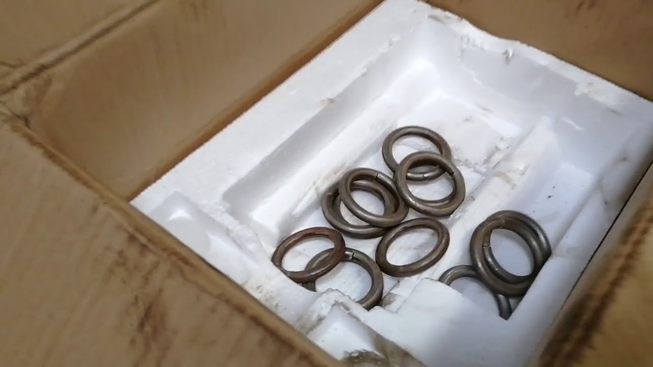 Custom made steel wire ring forming machine in Peru - YouTube