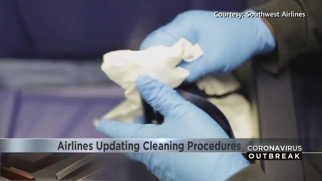 Airlines Updating Cleaning Procedures - YouTube