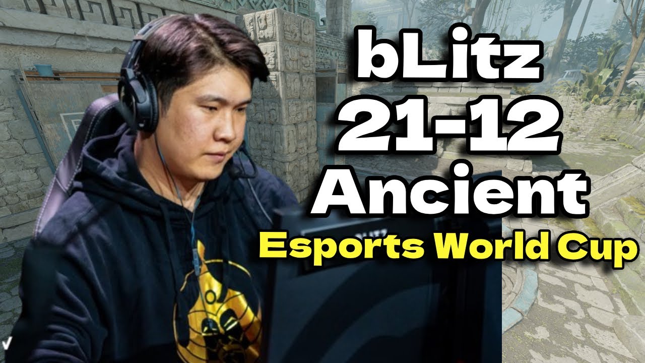CS2 POV | The MongolZ bLitz (21/12) vs M80 (Ancient) Esports World Cup 2024 - YouTube
