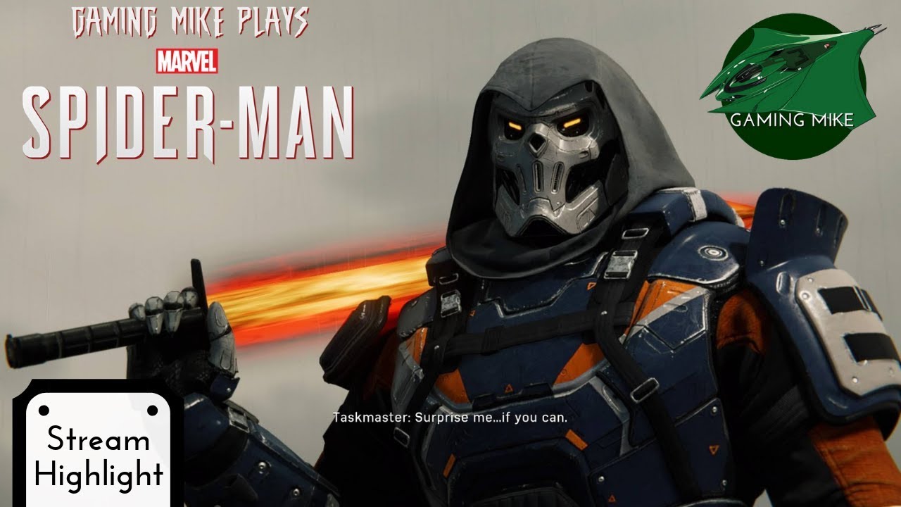 Stream Highlight: Taskmaster Final Fight | Marvel's Spider-Man [ps4 ...