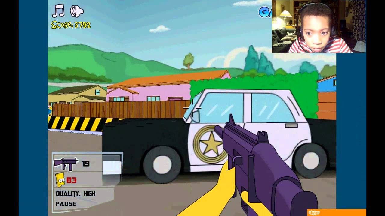 Bart Simpson Shooter!!! - YouTube