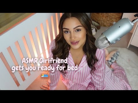 ASMR Girlfriend Gets You Ready For Bed 