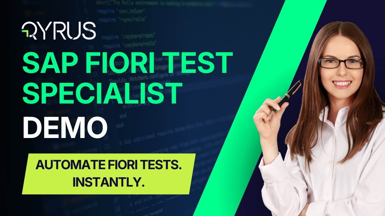 From Code to Test Cases in Minutes: Qyrus Fiori Test Specialist ...