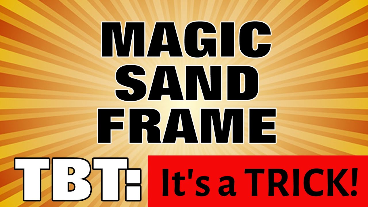 Magic Sand Frame - Card Mysteriously Appears - MagicTricks.com - YouTube
